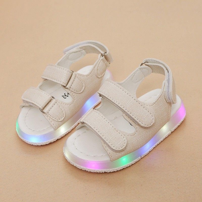 Jual Sandal lamp tango putih/ SEPATU SANDAL LAMPU ANAK / SANDAL LED ...