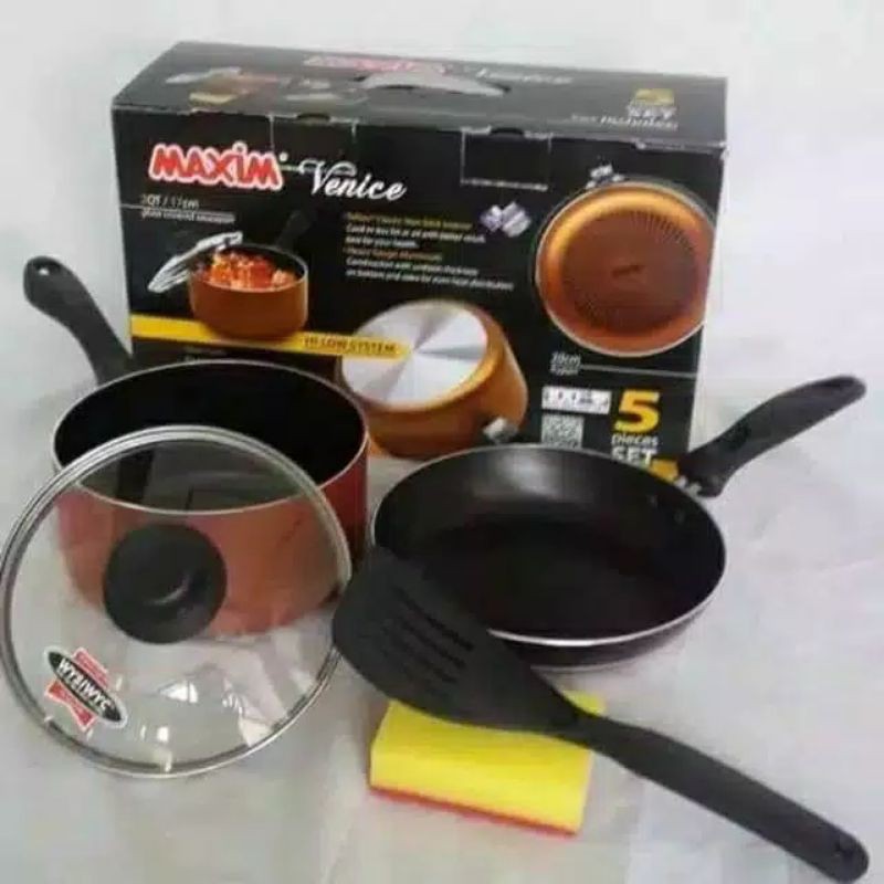 Jual TEFLON MAXIM VENICE SET 5 PCS | Shopee Indonesia