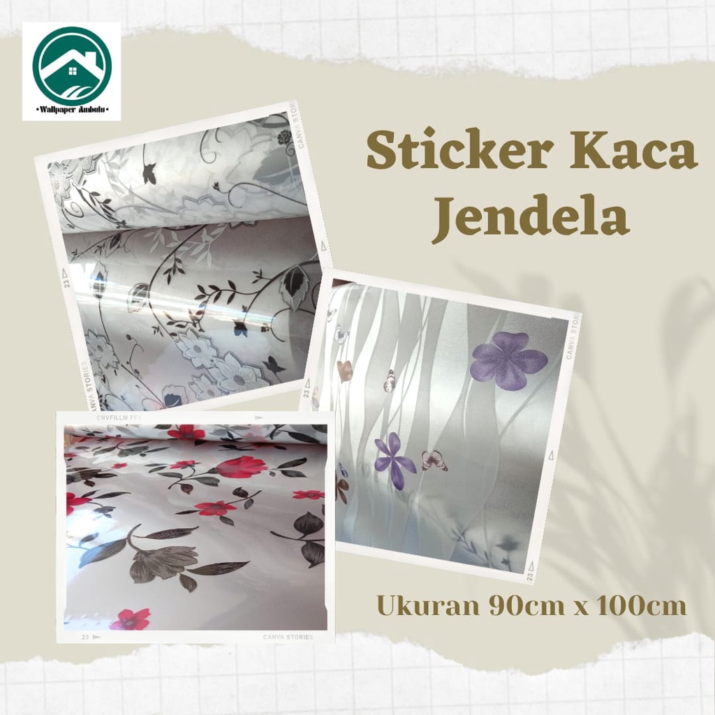 Jual Sticker kaca/Sticker Kaca Film Jendela Rumah 90cmX100cm High ...