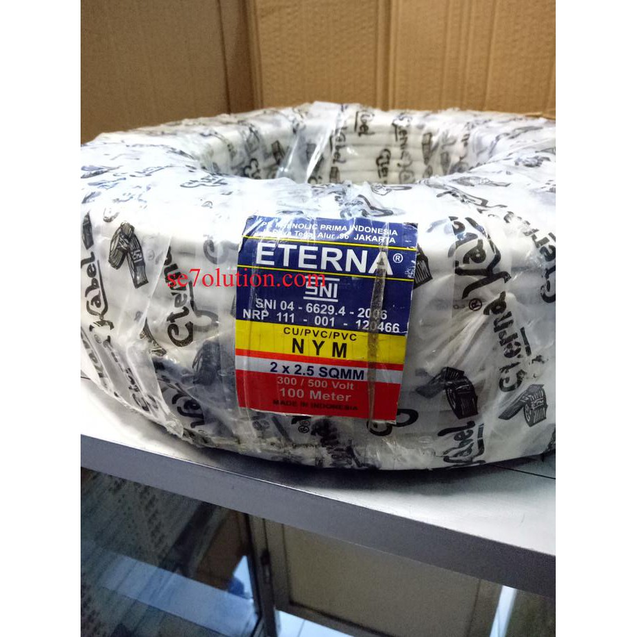 Jual Open Ds] Eterna Kabel Nym 2X2.5 100M | Shopee Indonesia