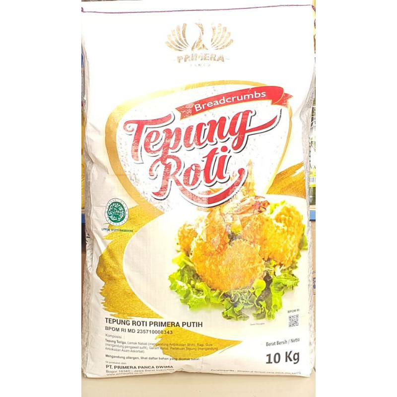 Jual Panir Panko Primera Putih 500G / Tepung Roti Putih / Bread Crumb ...