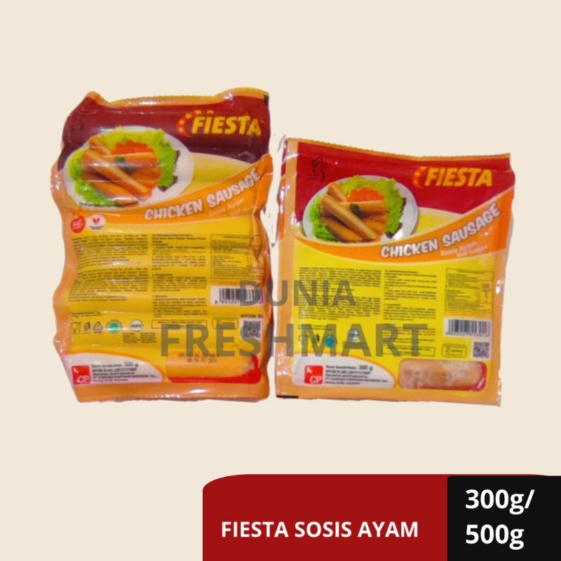 Jual Fiesta Sosis Ayam 300gr/500gr Chicken Sausage SOSI AYAM | Shopee ...