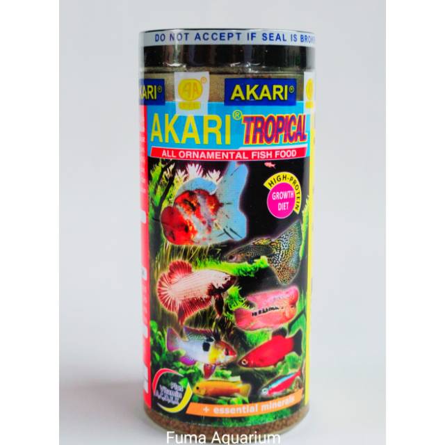 Jual AKARI TROPICAL 100gr All Ornamental Fish Food Pakan segala jenis ...
