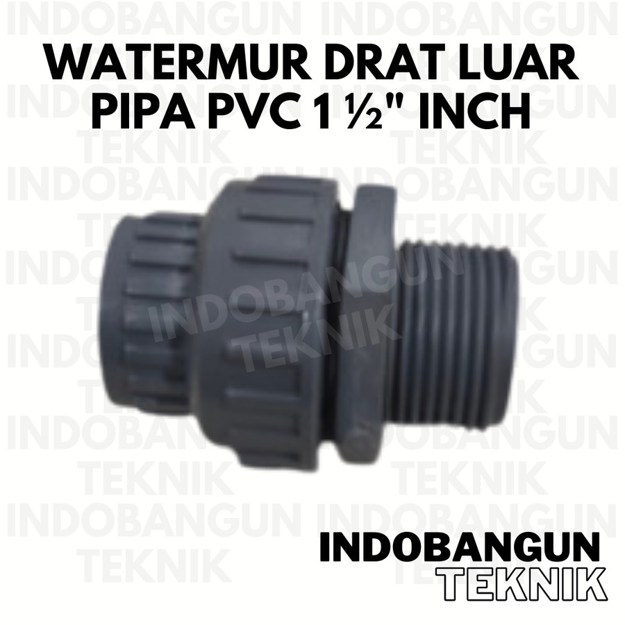 Jual Watermur Water Mur Watermoor Sambungan Drat Luar Pipa 1 1/2" Inch | Shopee Indonesia