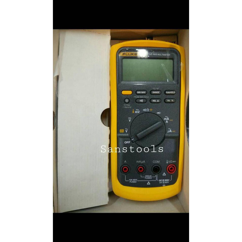 Jual FLUKE 87V DIGITAL MULTIMETER TRUE RMS WITH TEMP GARANSI ORIGINAL ...