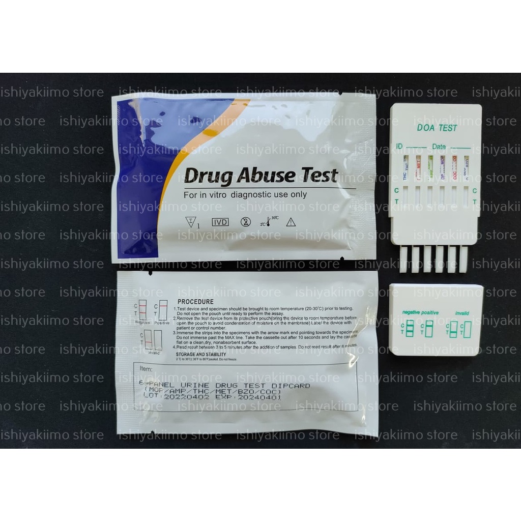 Jual Drug Abuse Test Alat Tes Urine Narkoba-6 Parameter | Shopee Indonesia