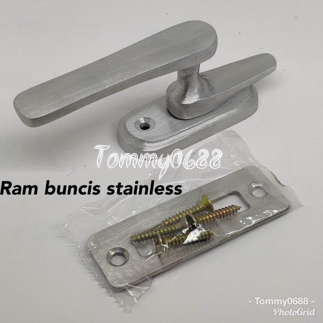 Jual RAM BUNCIS KUNCI JENDELA GRENDEL JENDELA STAINLESS | Shopee Indonesia