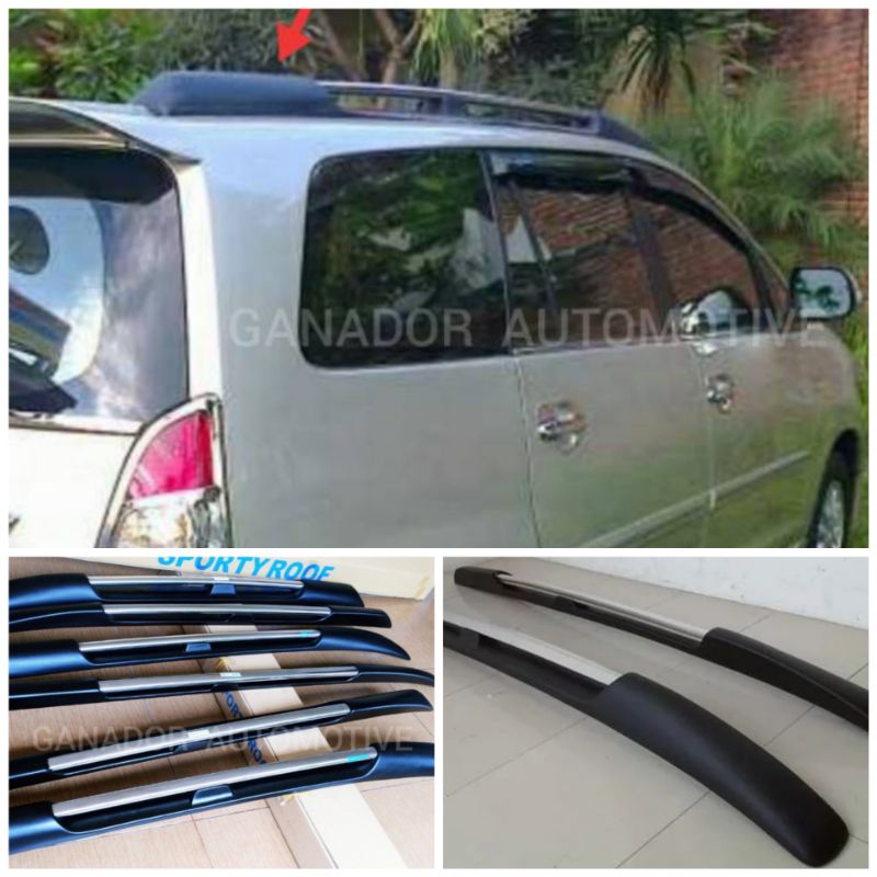 Jual Sporty Roof / Roof Rail Sporty INNOVA 2004-2015 | Shopee Indonesia