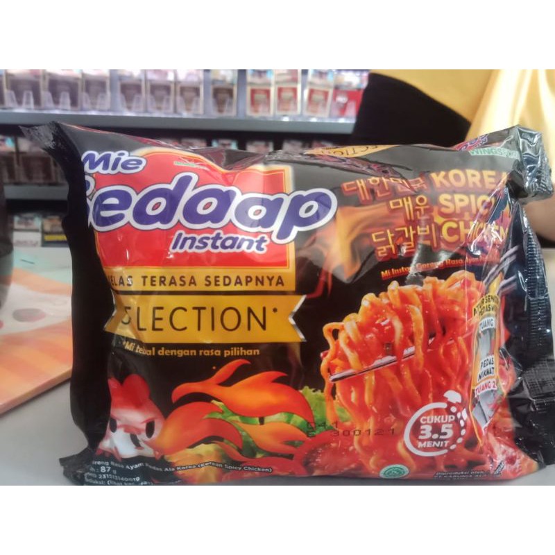 Jual MIE SEDAAP SELECTION KOREAN SPICY CHICKEN | Shopee Indonesia