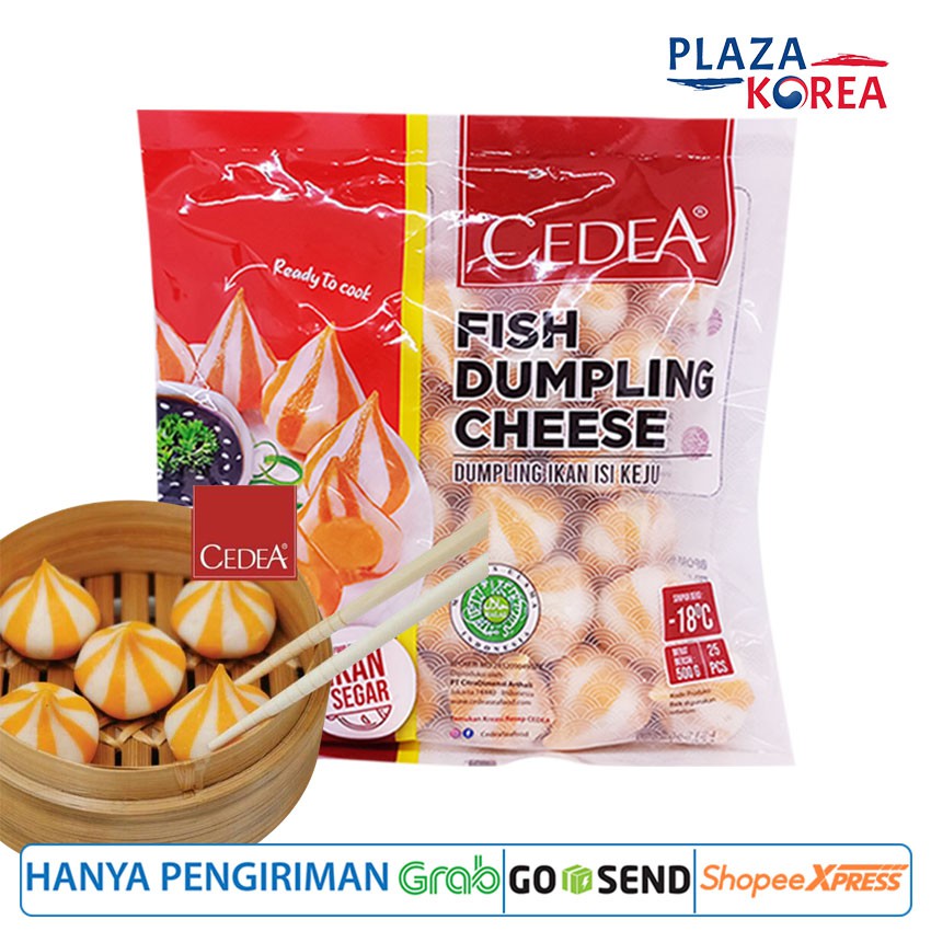 Jual CEDEA FISH DUMPLING CHEESE 500 GRAM - OLAHAN IKAN FROZEN SEAFOOD ...
