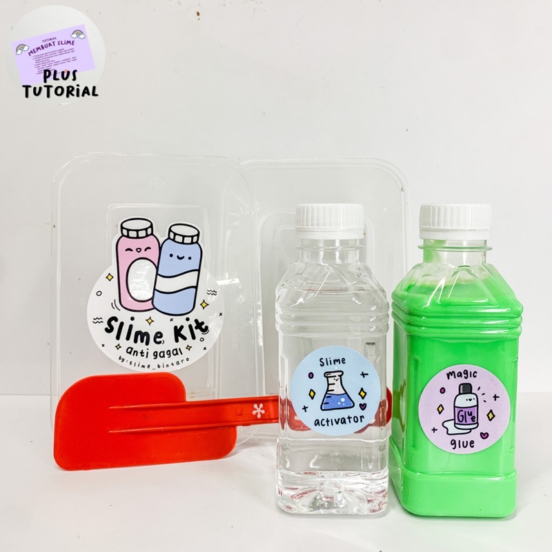 Jual (BUAT SLIME SENDIRI TANPA RIBET) SLIME KIT BY SLIME BINTARO || SLIME KIT TERMURAH || SLIME ...
