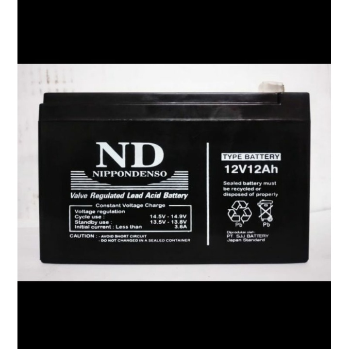 Jual Aki/Baterai/Accu/Battery Kering MF VRLA UPS Sepeda Listrik 12V12Ah ...