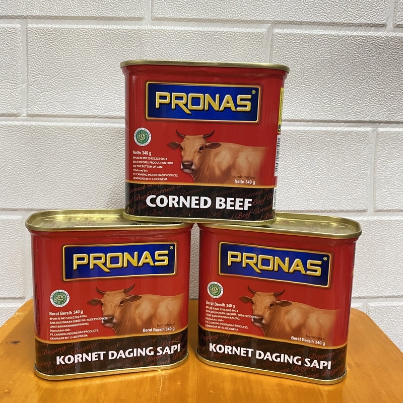 Jual Pronas daging sapi/ Kornet sapi/ Daging sapi/ Ham pronas sapi ...