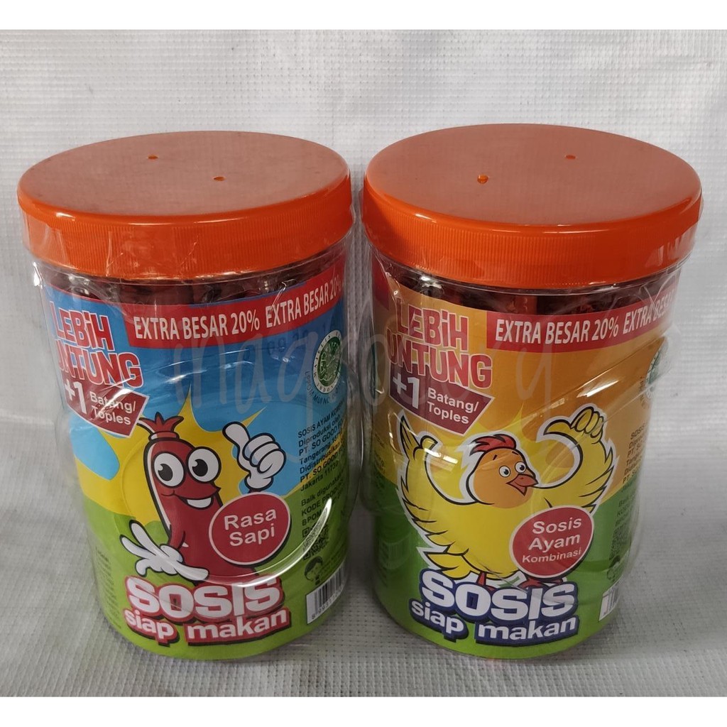Jual SOSIS SO NICE AYAM / SAPI 25Ppcs 525gr | Shopee Indonesia