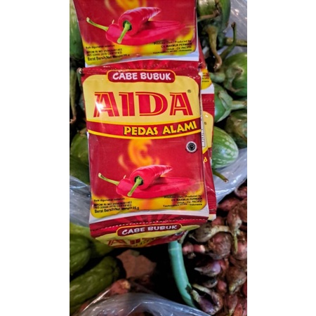 Jual Bubuk Cabe AIDA 25gr Khusus Bandung | Shopee Indonesia