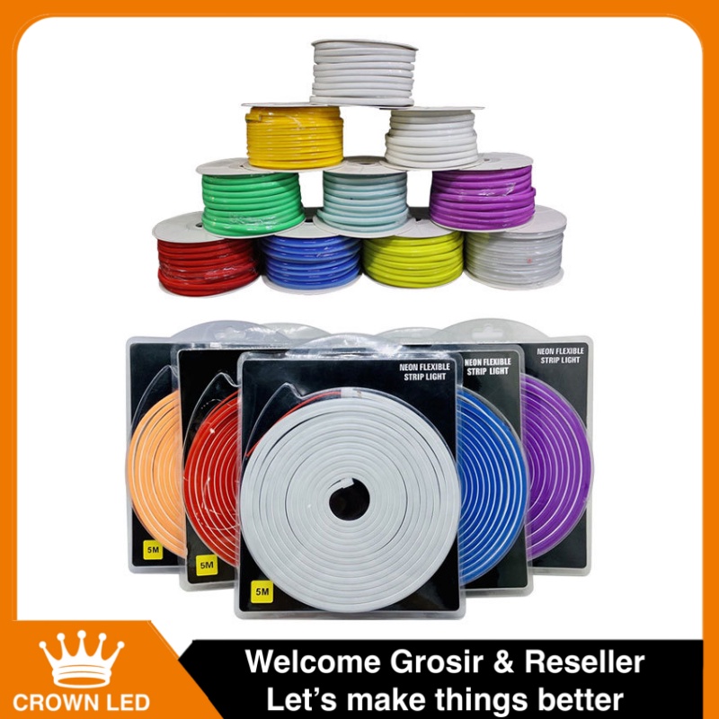 Jual Lampu Neon Flex LED selang 50m 50 meter 220v neon flexible neon ...