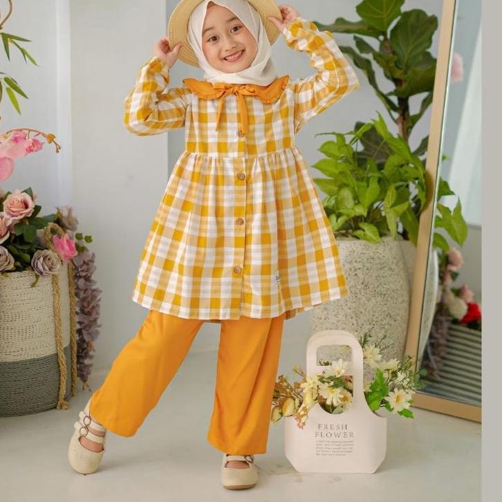 Jual (MENARIK!!) SETELAN ZAVINA ANAK / TUNIK ZAVINA HARUKA / ONE SET ...