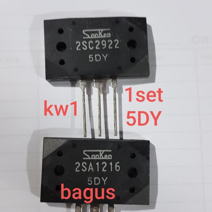 Jual Sanken 2Sa1216 2Sc2922 5Dy A1216 C2922 1216 2922 Original Asli Set | Shopee Indonesia