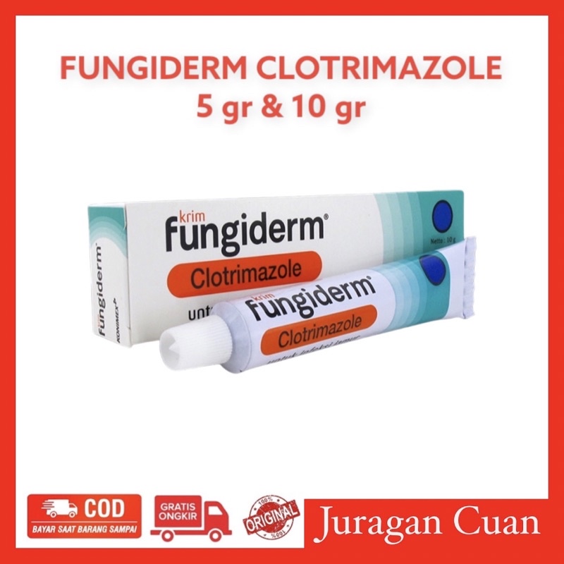 Jual KRIM FUNGIDERM 5 gr 10 gr SALEP GATAL-GATAL / KUTU AIR / JAMUR ...
