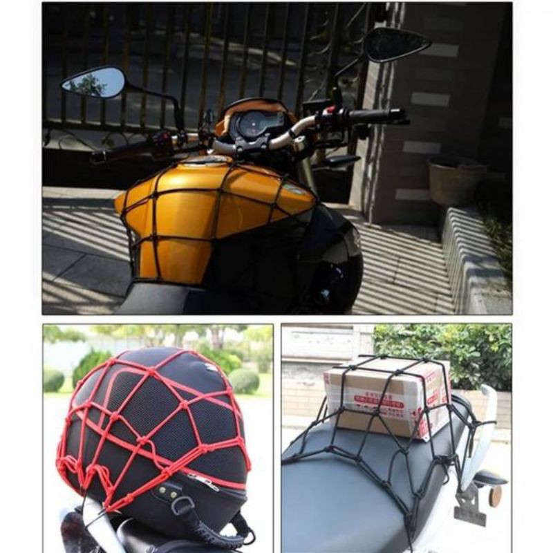 Jual Jaring Helm Jaring Barang Jaring Jok Jaring Motor | Shopee Indonesia