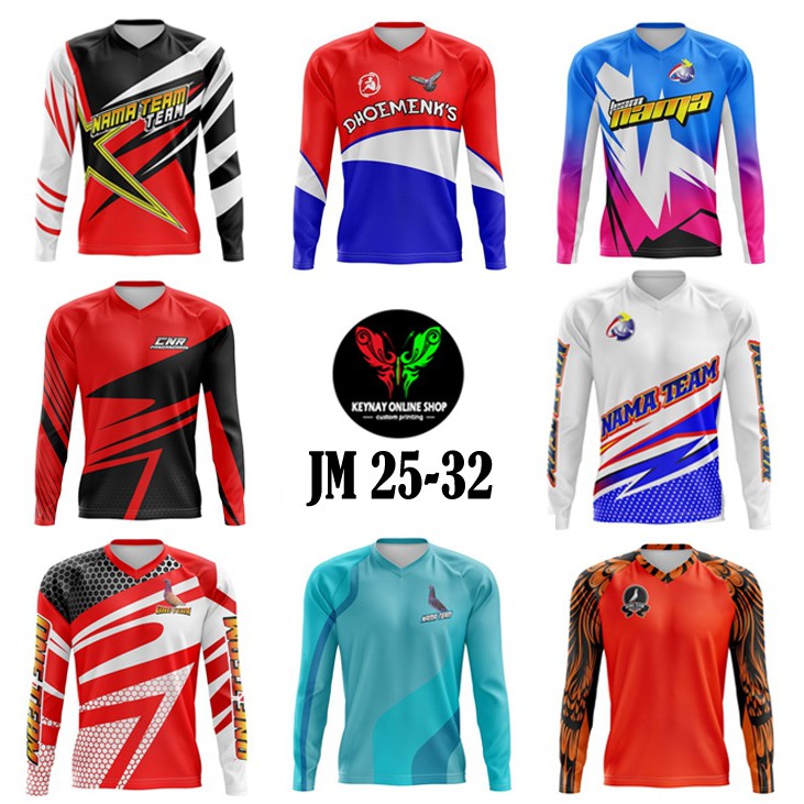 Jual JERSEY MERPATI CUSTOM JM 25-32 JERSEY FULL PRINTING | Shopee Indonesia