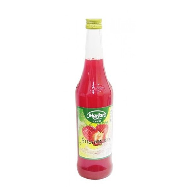 Jual Sirup Marjan Squash Rasa Strawberry 450 ml | Shopee Indonesia
