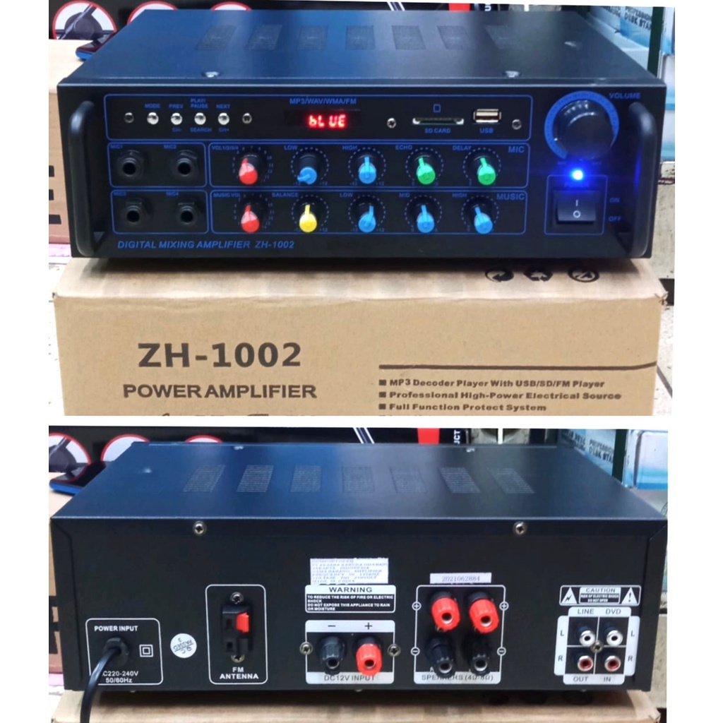 Jual PROMO AMPLIFIER XSYS ZH 1002 DIGITAL KARAOKE AMPLIFIER XSYS ZH1002 ...