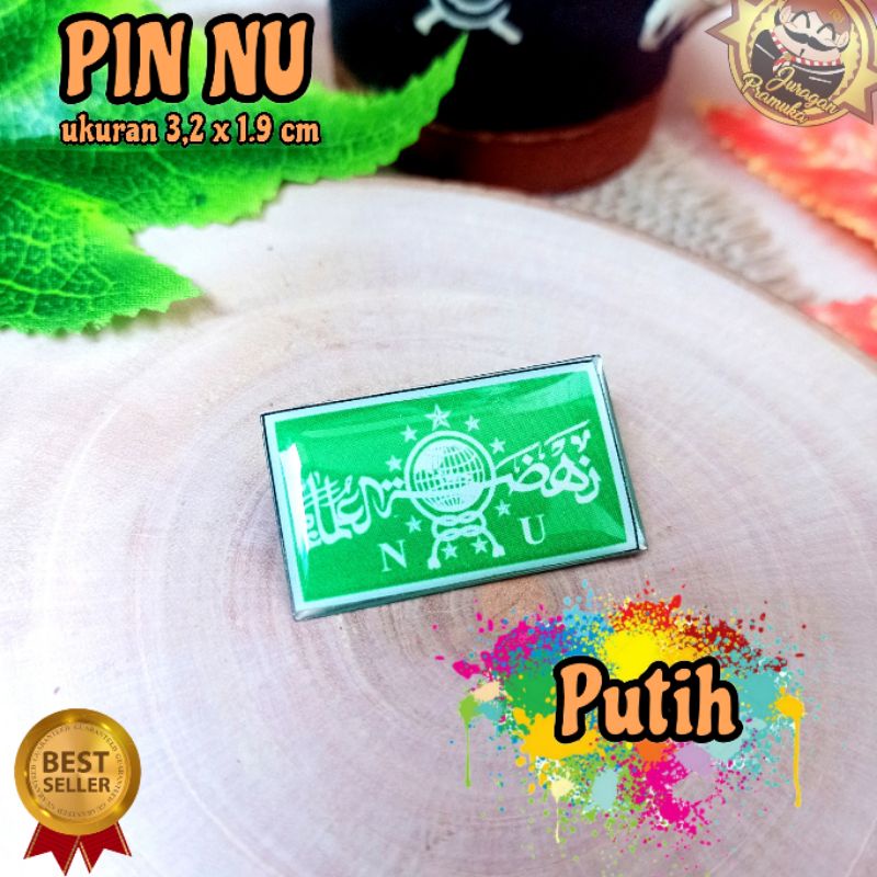 Jual PIN NU PERSEGI PANJANG Ukuran 3,2 x 1,9 cm ( NU ) | Shopee Indonesia