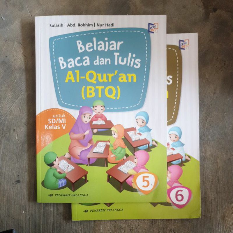 Jual Belajar Baca Dan Tulis Al Quran Btq Sd Mi Kelas 1 2 3 4 5 6 Er
