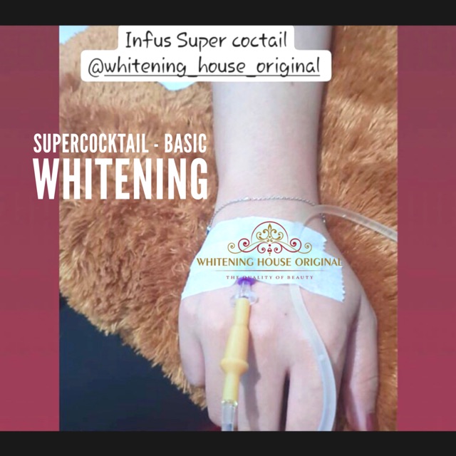 Jual infus supercocktail whitening house original | Shopee Indonesia