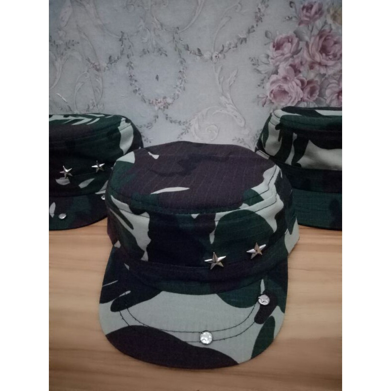Jual Topi army anak / topi komando anak / topi loreng | Shopee Indonesia