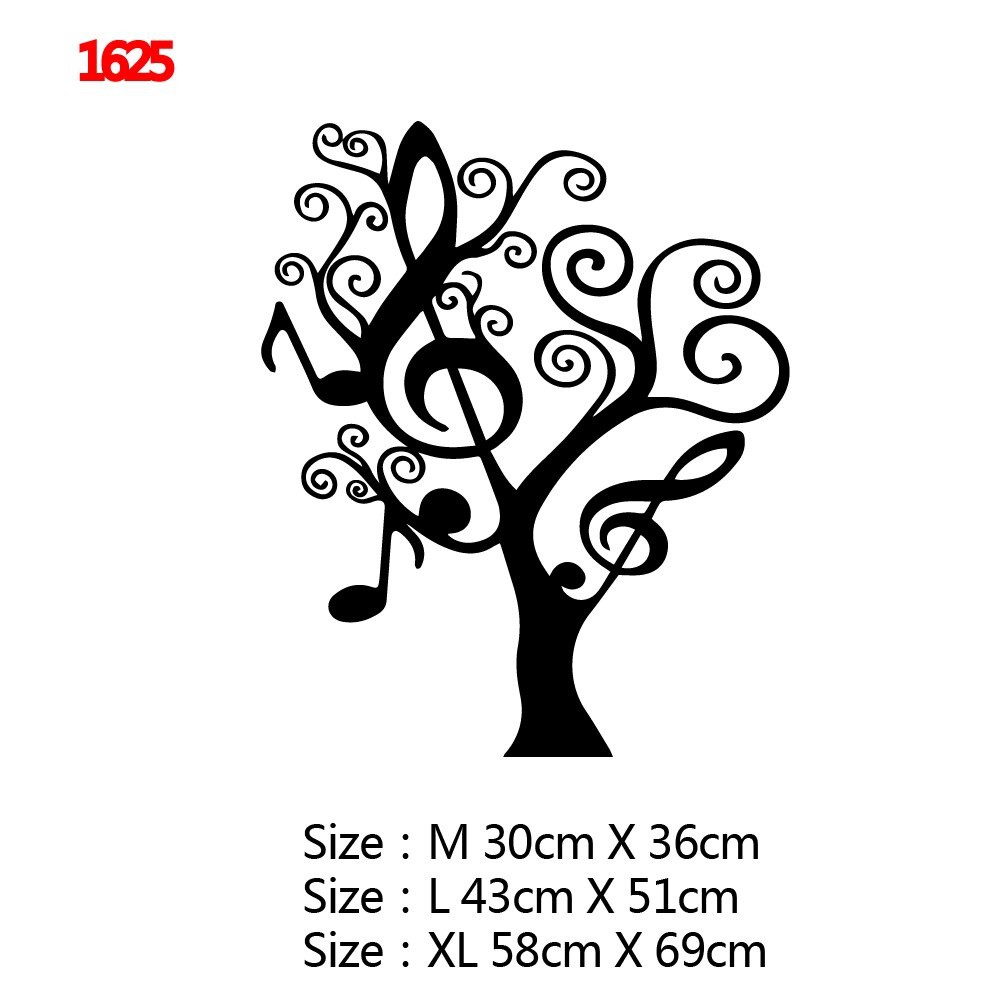 Jual Stiker Dinding Cutting Alat Music Musik Nada Tangga Lagu Wall ...