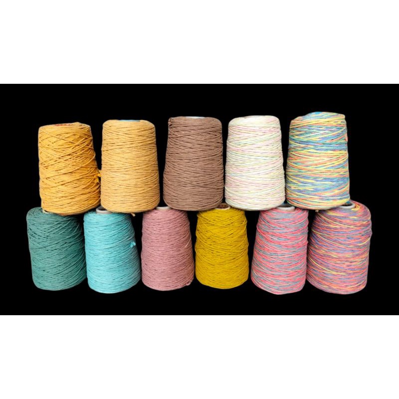 Jual Tali katun size 1,5mm//tali rajut (500gram) | Shopee Indonesia