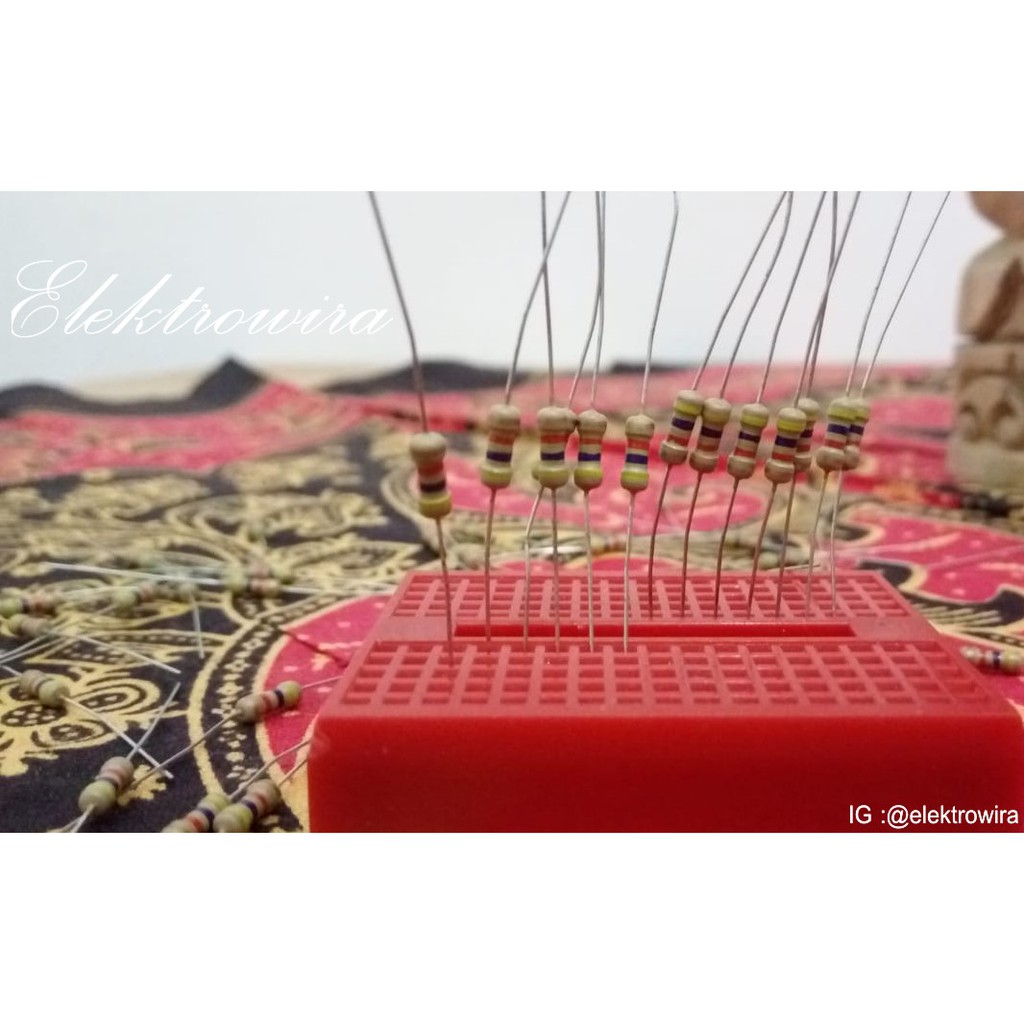 Jual Resistor 47 Kilo Ohm atau 47k 1/4 Watt Carbon | Shopee Indonesia