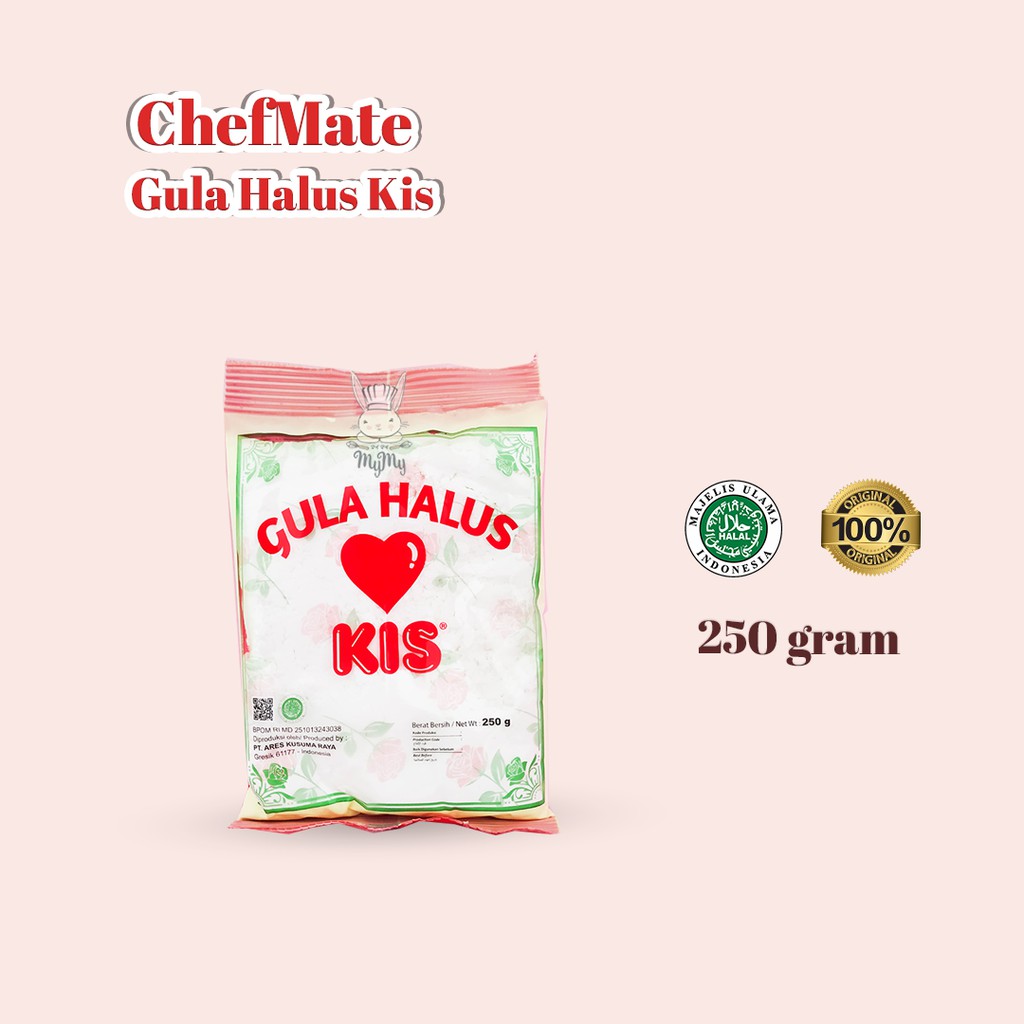 Jual Gula Halus KIS Powder Sugar 250 gram | Shopee Indonesia