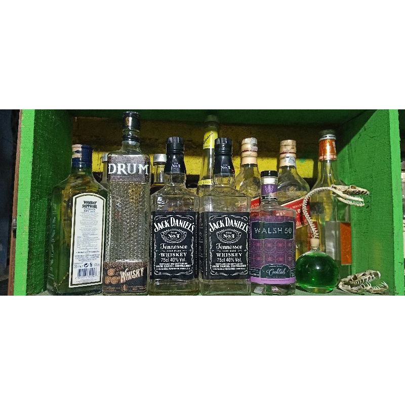 Jual Bootol kaca miras bekas. | Shopee Indonesia