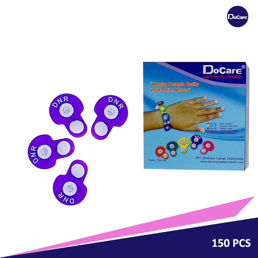 Jual Docare Alert Snaps Colored ( Purple - DNR ) 150pcs | Shopee Indonesia