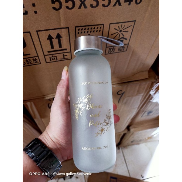Jual BOTOL DAVE Custom Sablon Free Design | Shopee Indonesia
