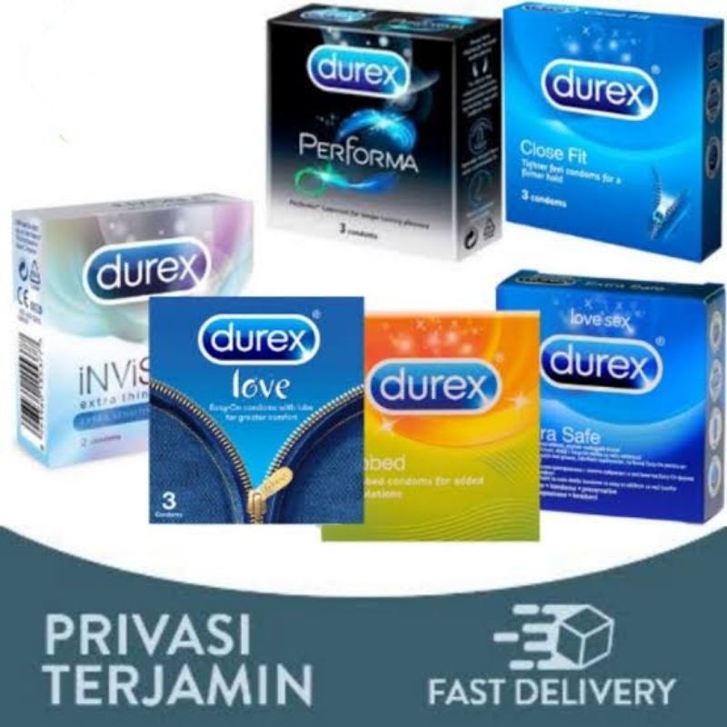 Jual Kondom Durex Premium Love Close Fit Performa Fetherlite Invisible ...