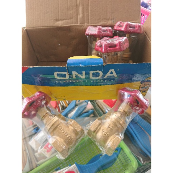 Jual Stop kran kuningan Onda PDAM / PAM | Shopee Indonesia