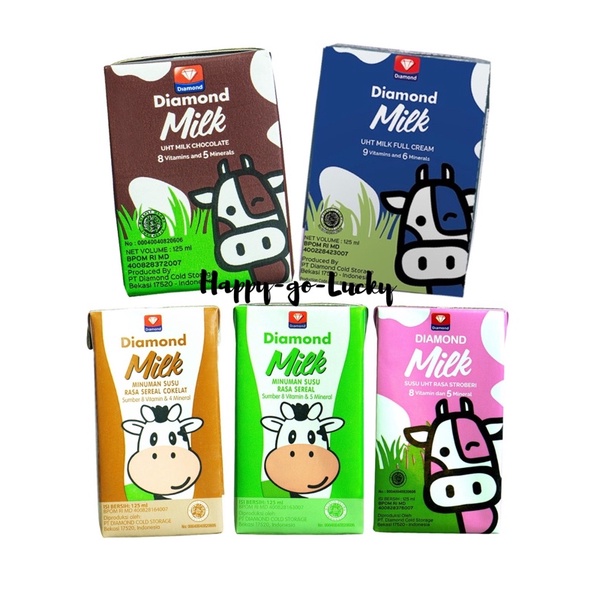 Jual Susu Diamond Mini UHT 125 ml 1 Carton 40 pcs | Shopee Indonesia
