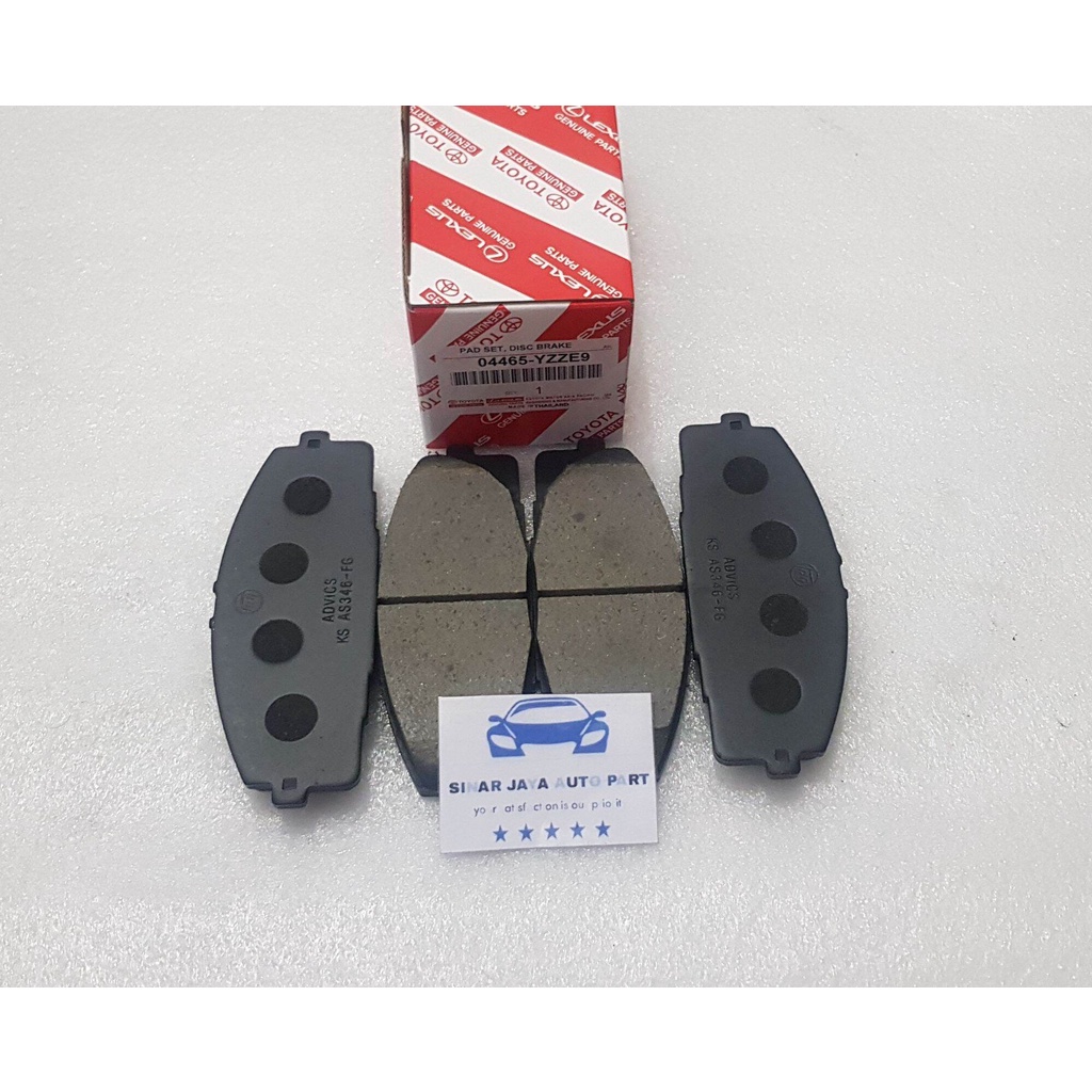 Jual KAMPAS REM DEPAN TOYOTA COMMUTER HIACE 1 SET - BRAKE PAD HIACE ...