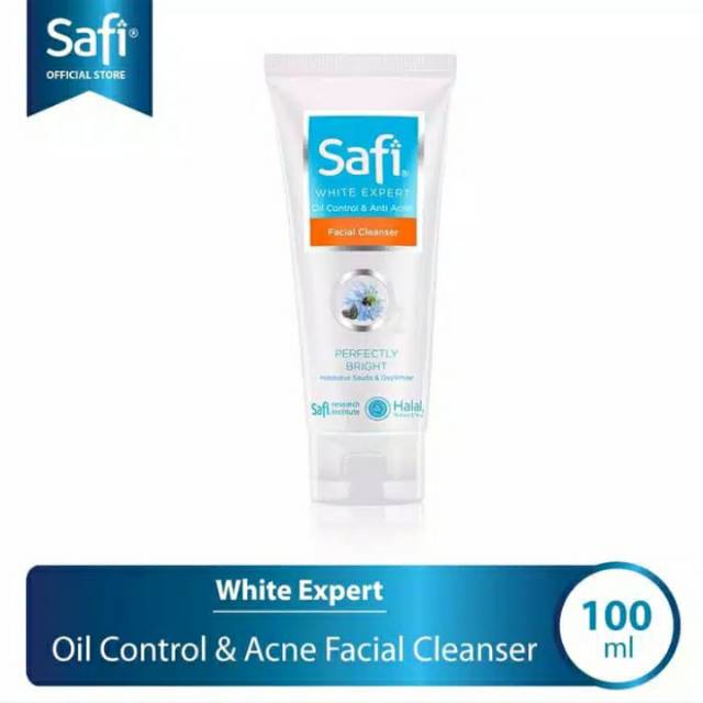 Jual Safi White Expert Oil Control & Anti Acne Facial Cleanser 100 g ...