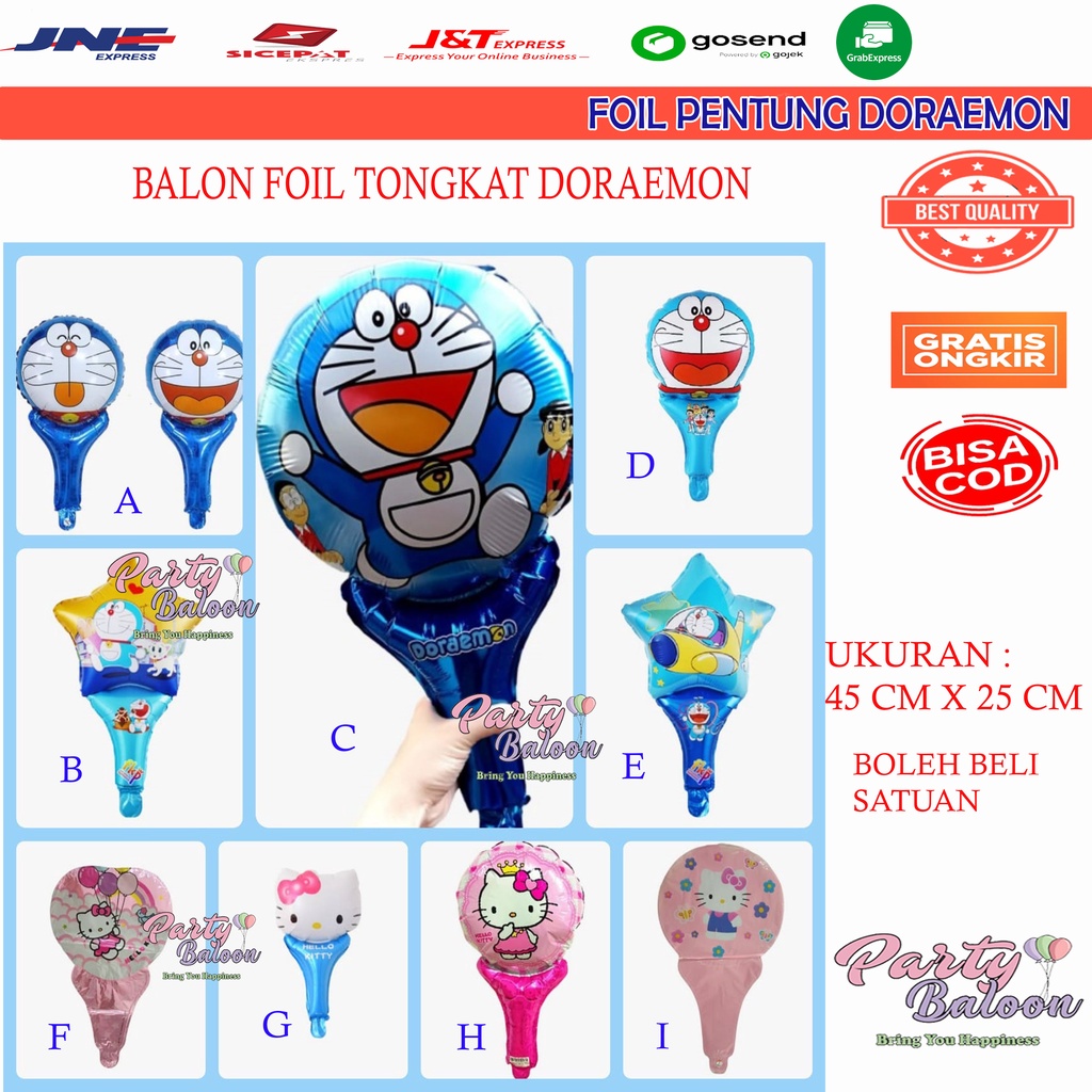 Jual Balon Pentung Doraemon | balon Pengtungan Karakter | Balon ...