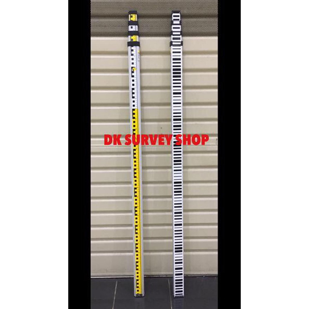 Jual Rambu Barcode / Barcode Staff 5 Meter / 5 M Model TOPCON | Shopee ...