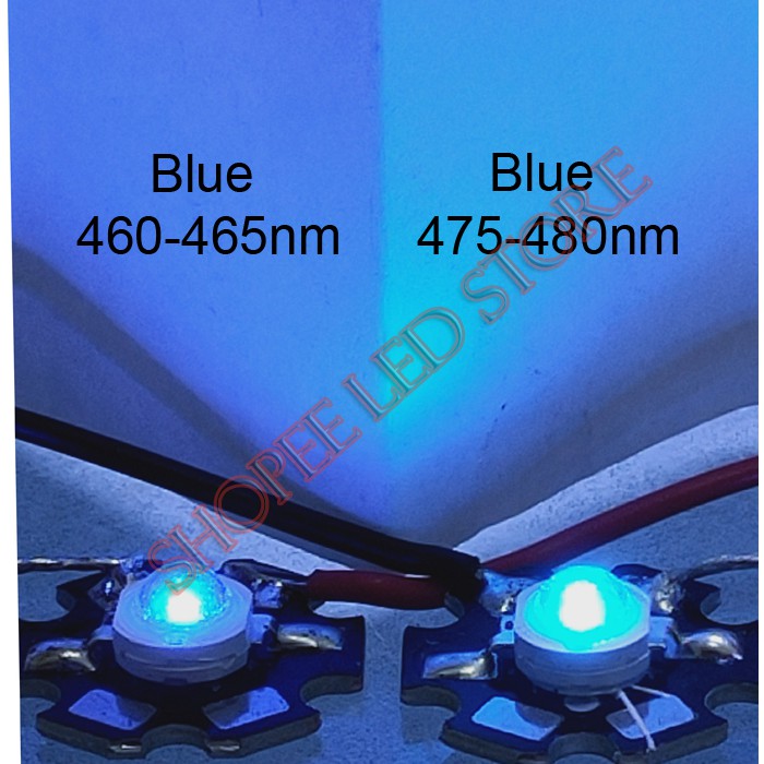 Jual (NON PCB) 3W HPL LED 3 WATT ALL COLOR SUPER BRIGHT AQUASCAPE ...