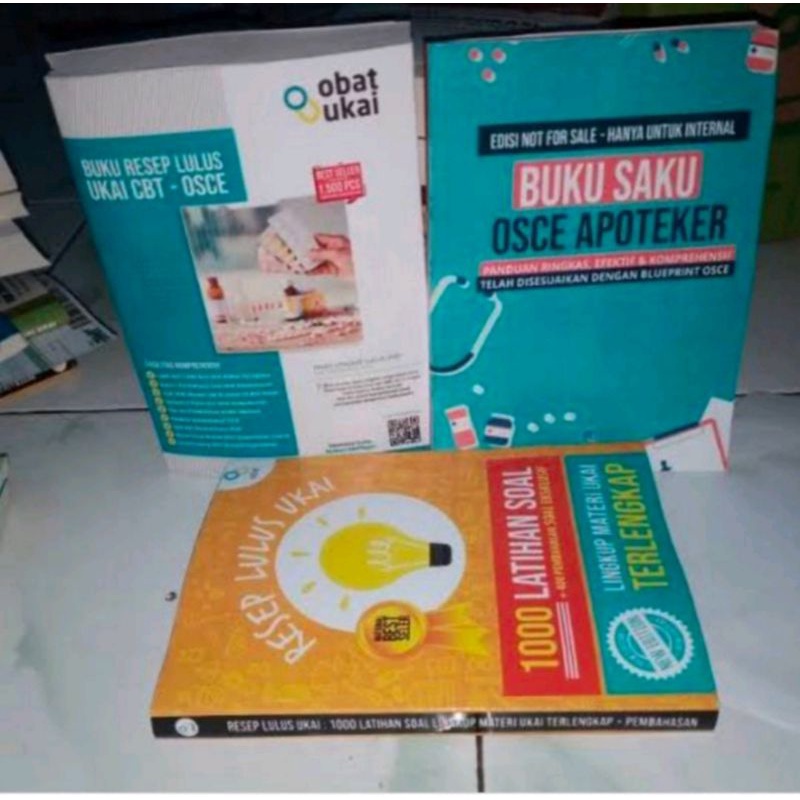 Jual Buku resep lulus ukai CBT-OSCE dan Modul Belajar Update 2021-2022 | Shopee Indonesia