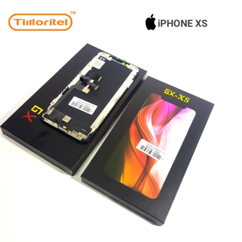 Jual LCD TOUCHSCREEN IP XS KUALITAS OLED GX BLACK | Shopee Indonesia