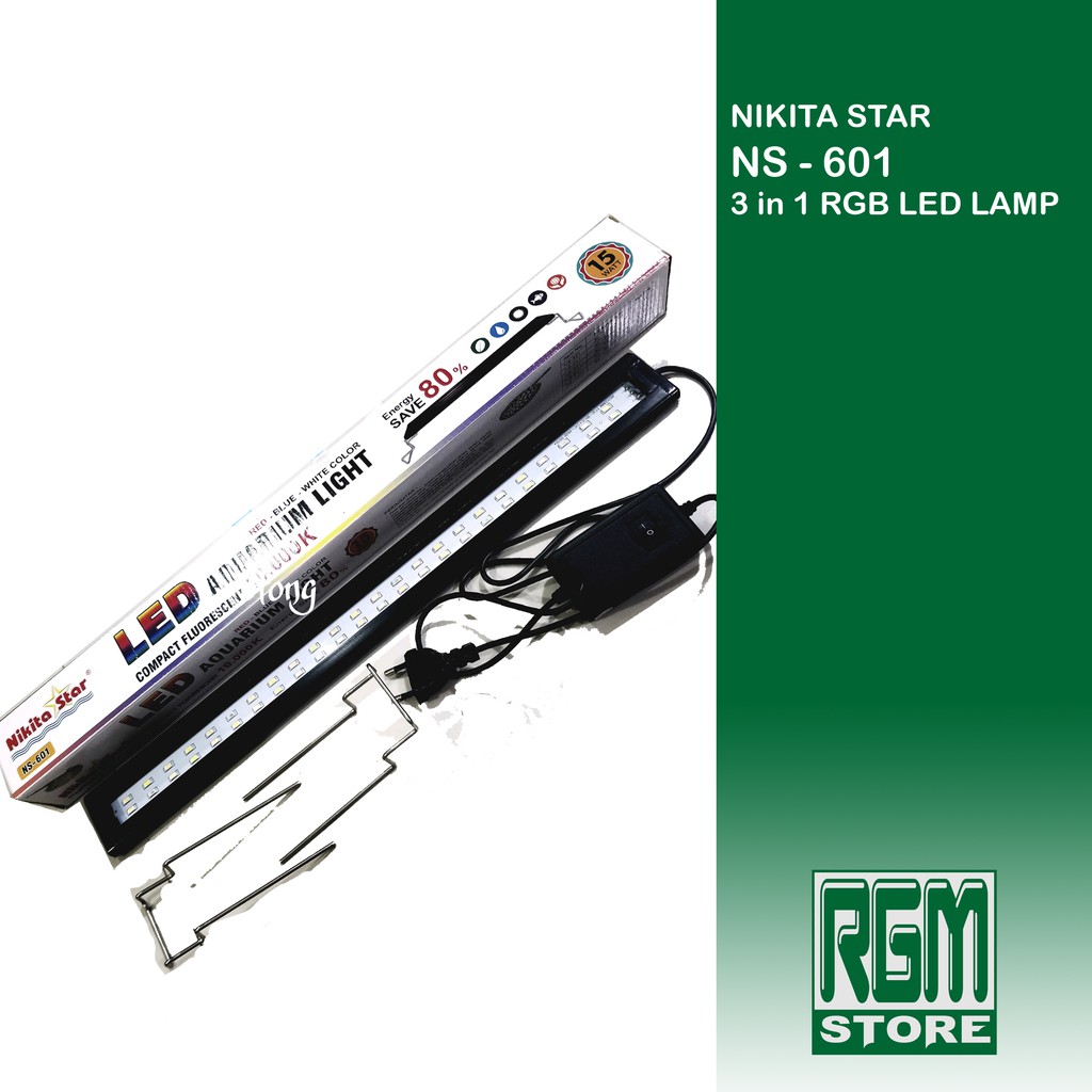 Jual nikita star ns - 601 ns601 3 in 1 Lampu LED aquarium aquascape murah | Shopee Indonesia