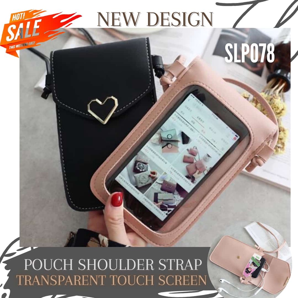 Jual Pouch HP Wanita dengan Layar Sentuh Transparan – Shoulder Bag Mini ...